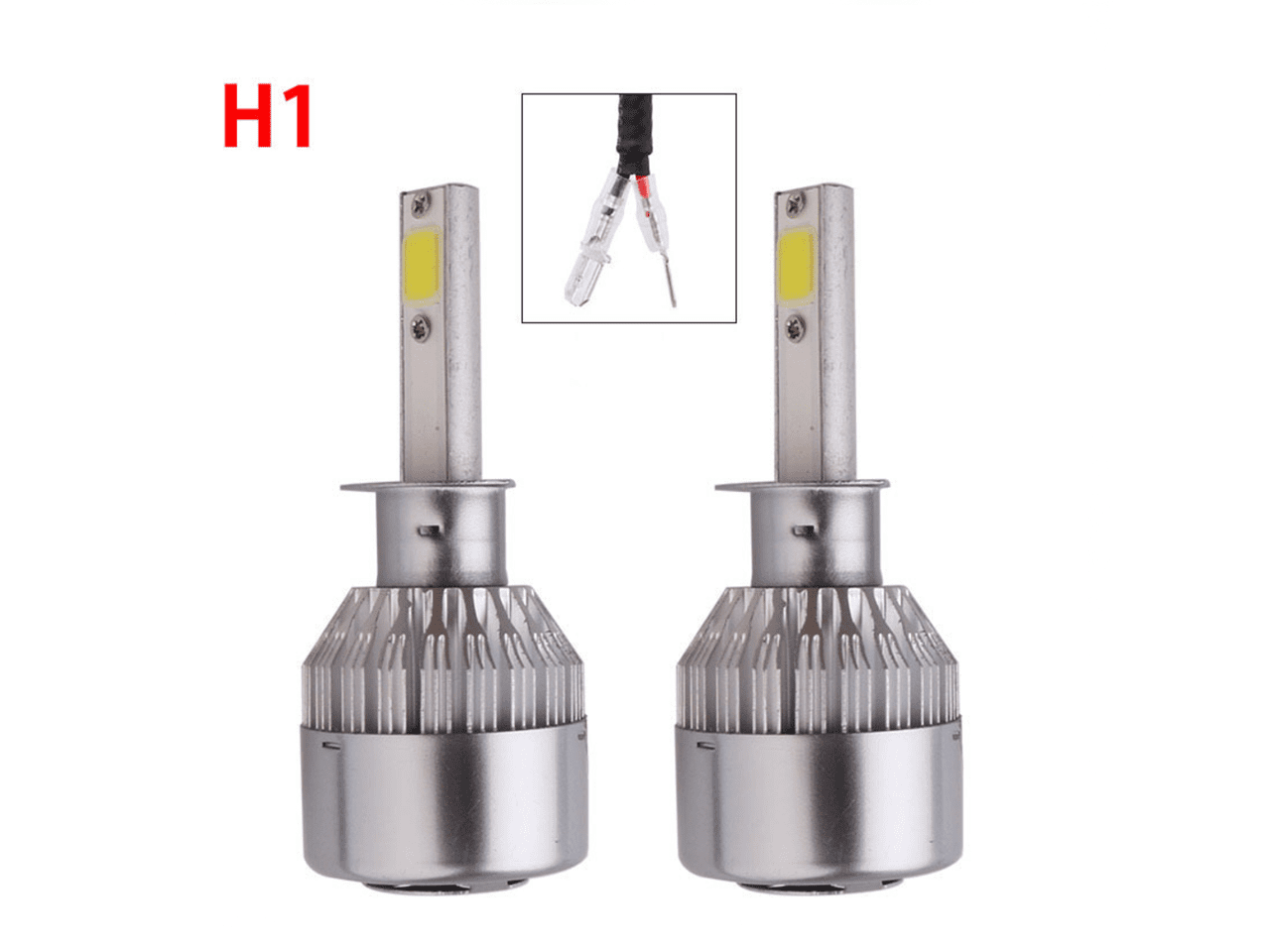 H1 Led Headlight Bulb 36W Led Conversion Kit 3800LM 6000K Waterproof ...