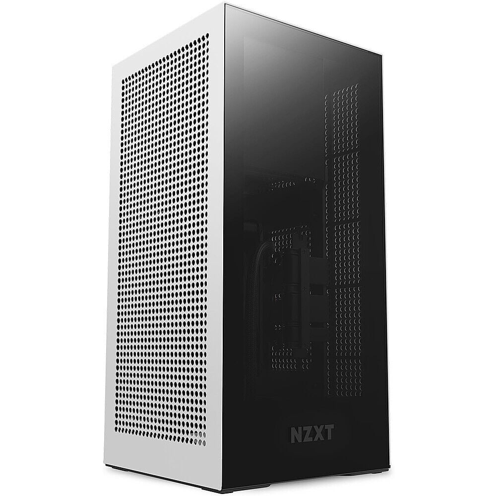 NZXT H1 Mini ITX Mini Tower Case with 750W PSU, AIO, Fan Controller and ...