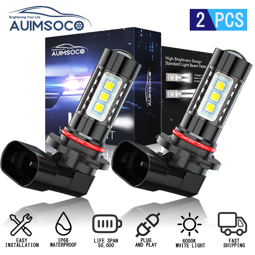 H10 9145 LED Fog Lights Bulbs 40W Xtreme Super Bright 9140 For Ford ...