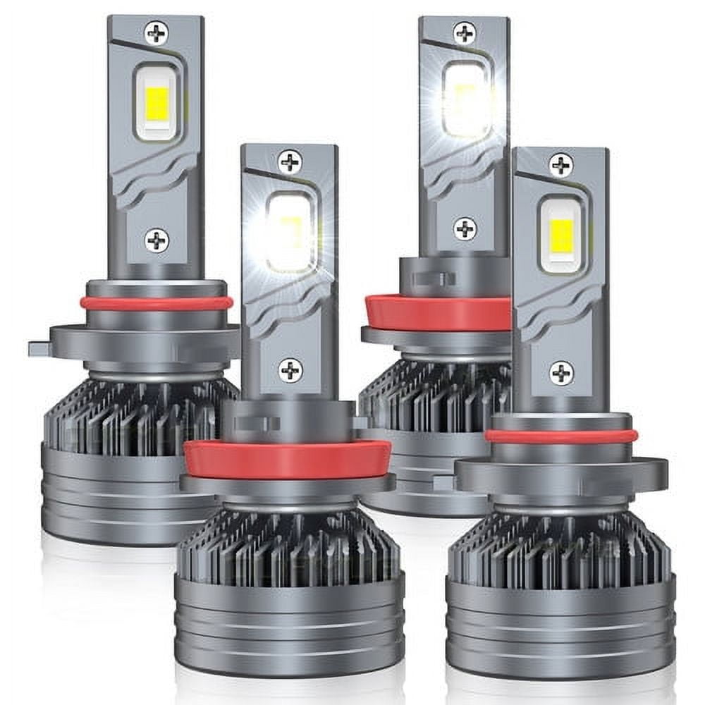 H11 9005 Headlights COMBO LED Bulbs High Low Beam for 2006-2018 Honda ...