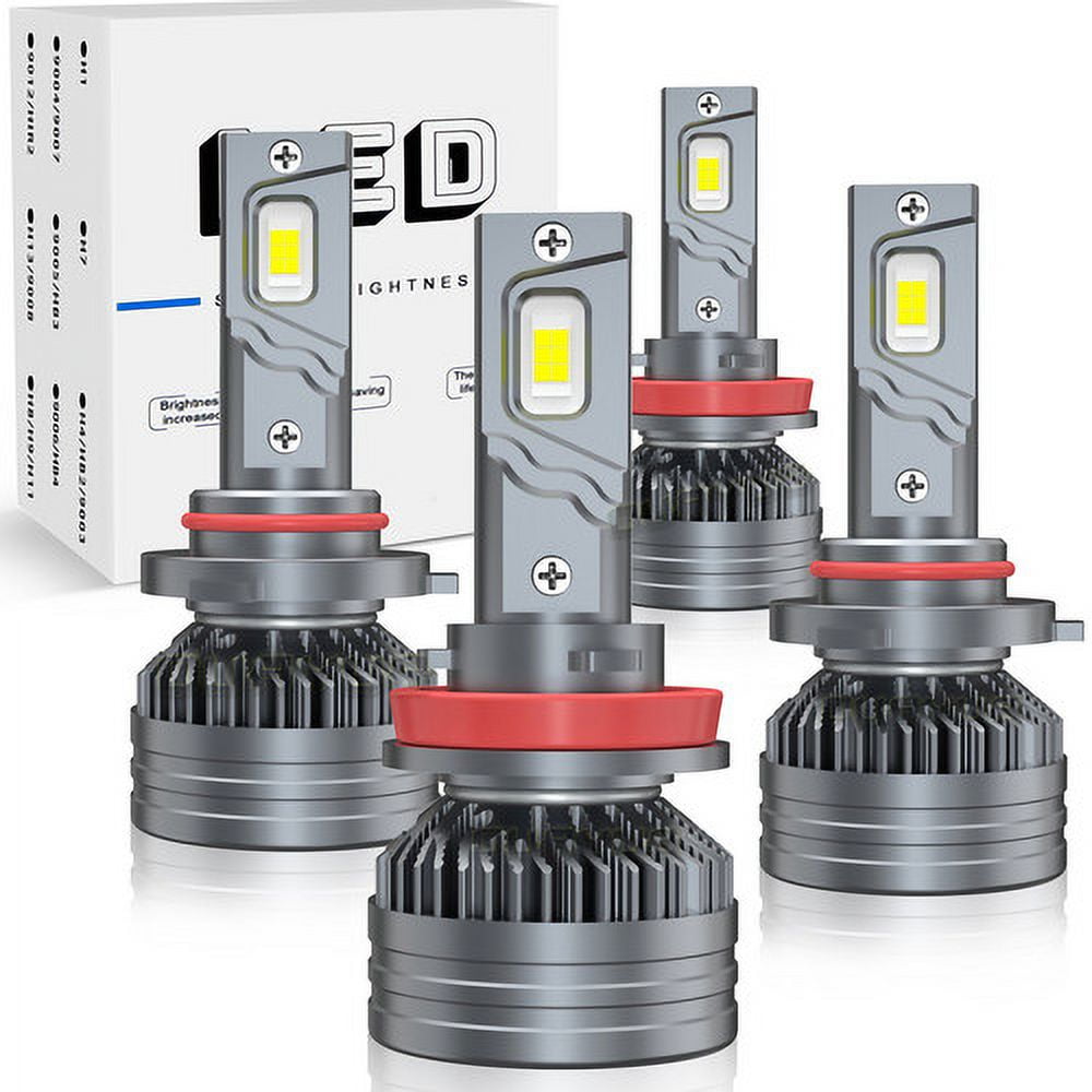 H11 9005 Headlights COMBO LED Bulbs High Low Beam for 2011-2018 Jeep Grand Cherokee - Walmart.com