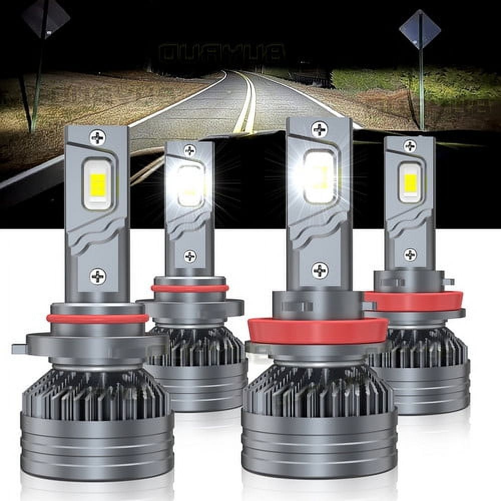 H11 9005 Headlights COMBO LED Bulbs High Low Beam for 2013-2020 Ford ...