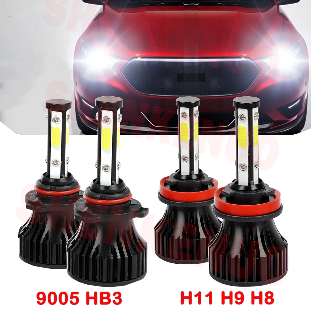 H11 9005 High&Low Beam for Ford Taurus 2008-2009 LED Headlight Bulbs ...