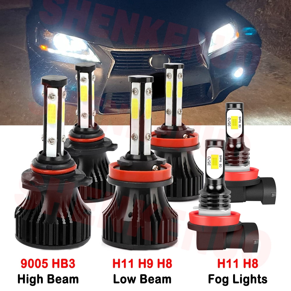 H11 9005 High&Low Beam for Lexus RX350 2010 2011 2012 2013 2014 2015 ...