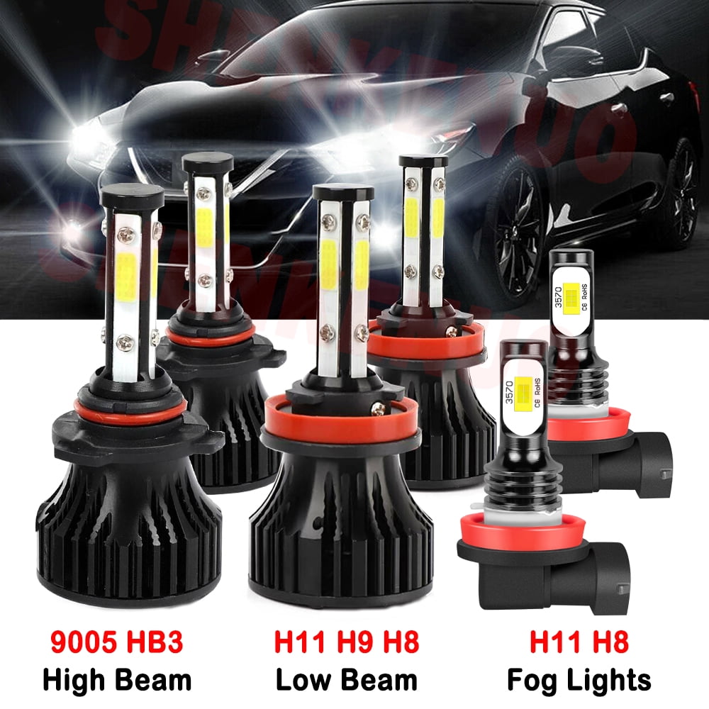 H11 9005 High&Low Beam for Nissan Maxima 2009 2010 2011 2012 2013 2014 ...