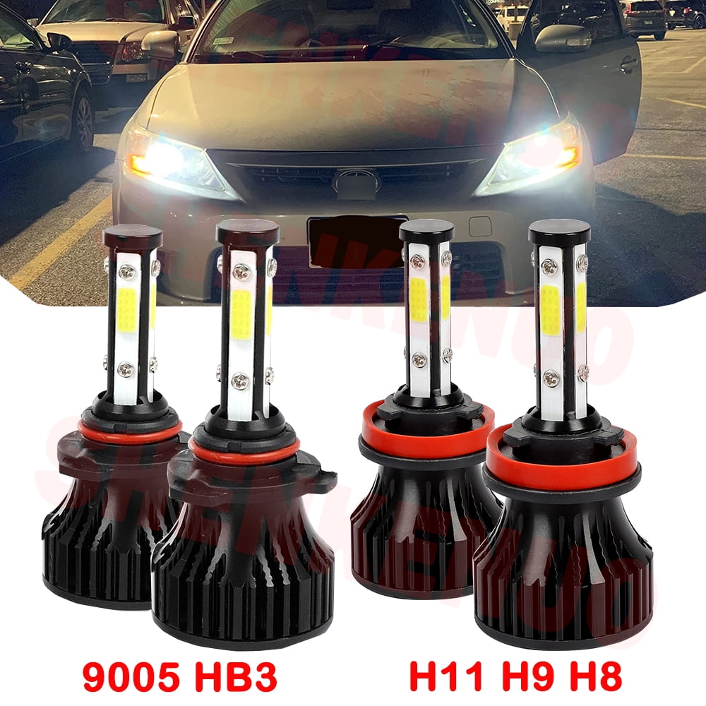 H11 9005 High&Low Beam for Scion XB 2008 2009 2010 2011 2012 2013 2014 2015 LED Headlight Bulbs ...