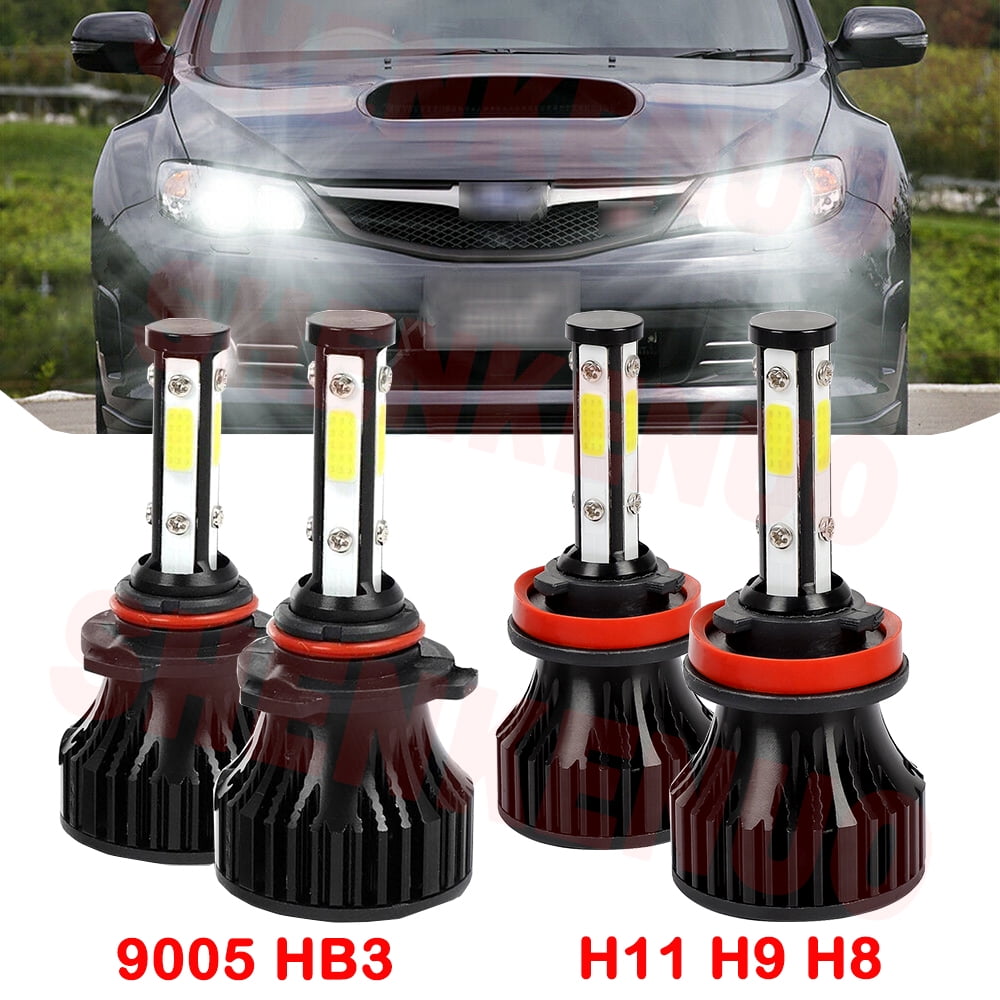 H11 9005 High&Low Beam for Subaru Impreza 2008 -2014 2015 2016 2017 ...