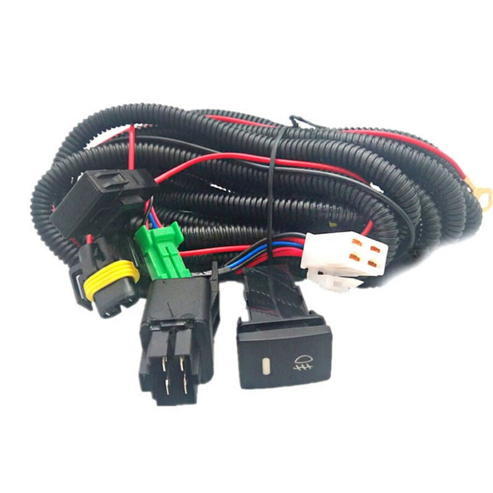H11 Fog Light Wiring Harness Sockets Wire Led Indicators Switch for ...