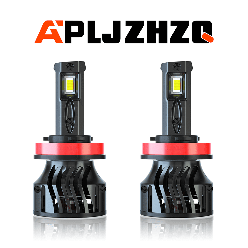 H11 H8 H9 LED Headlight Kit High Low Beam Bulb Super Bright 6500K White ...