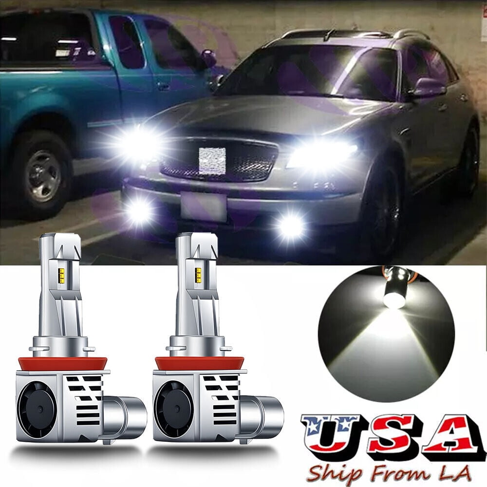 H11/H8/H9100W 6500K LED Front Fog Light Bulb For INFINITI M37 M56 QX56 ...