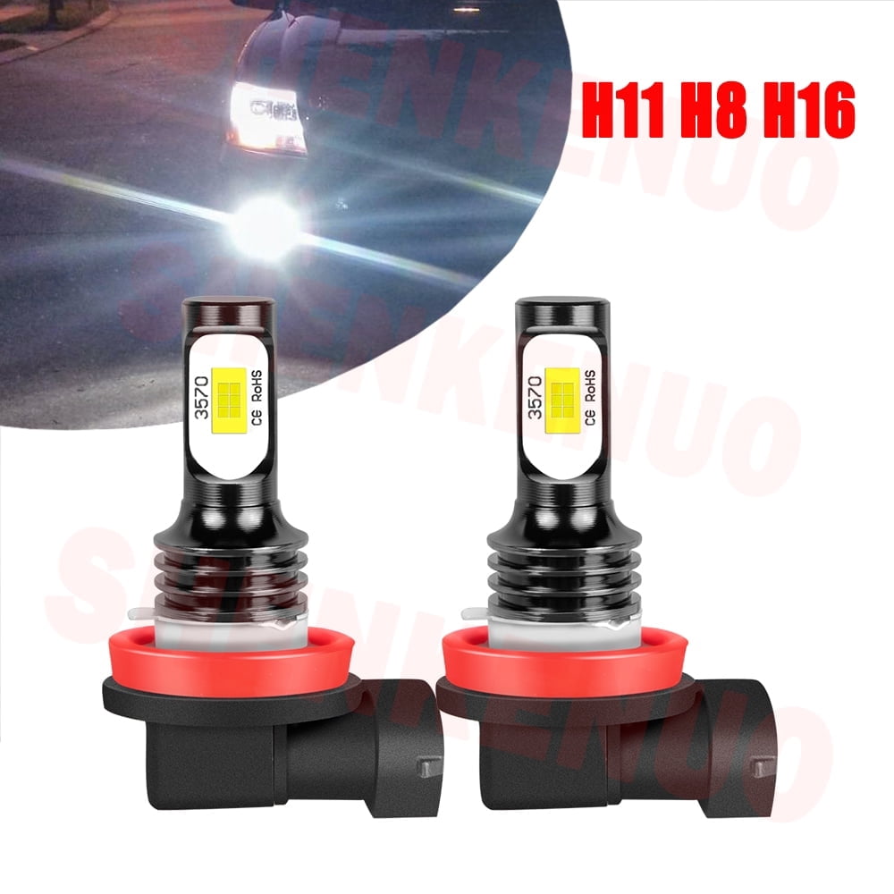 H11/H8 LED Light Bulbs for Ford Fusion 2006-2015 2016 2017 2018 2019 ...