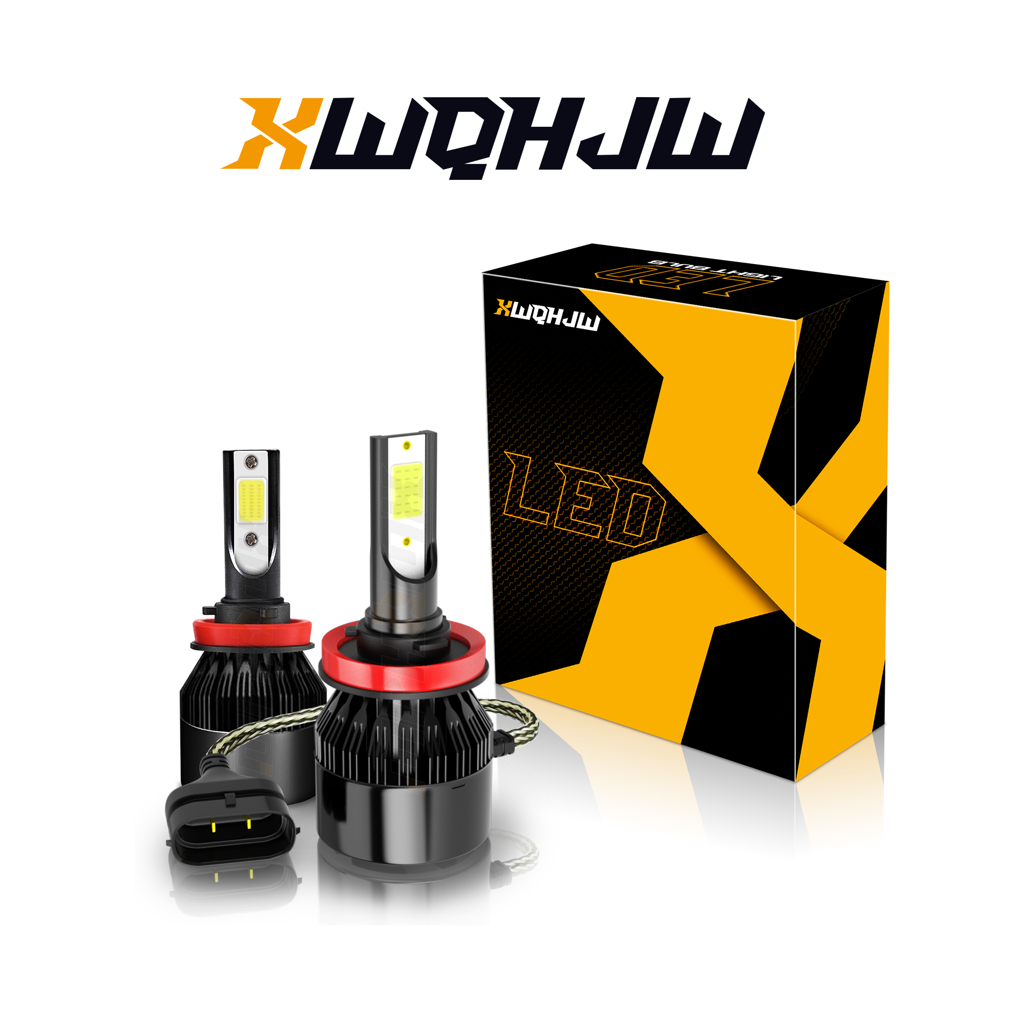 H11 LED Light for Ford Fusion 2018-2020 LED Headlight Bulb 6000K White ...