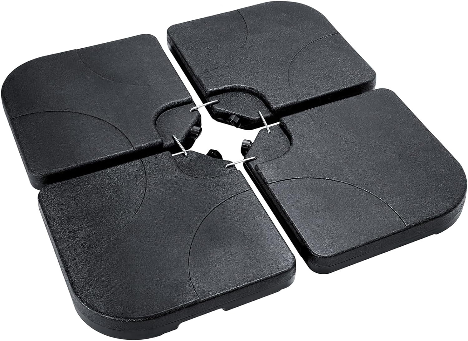 H11 Patio Umbrella Stand Base - 4-Piece 265lbs Outdoor Offset ...