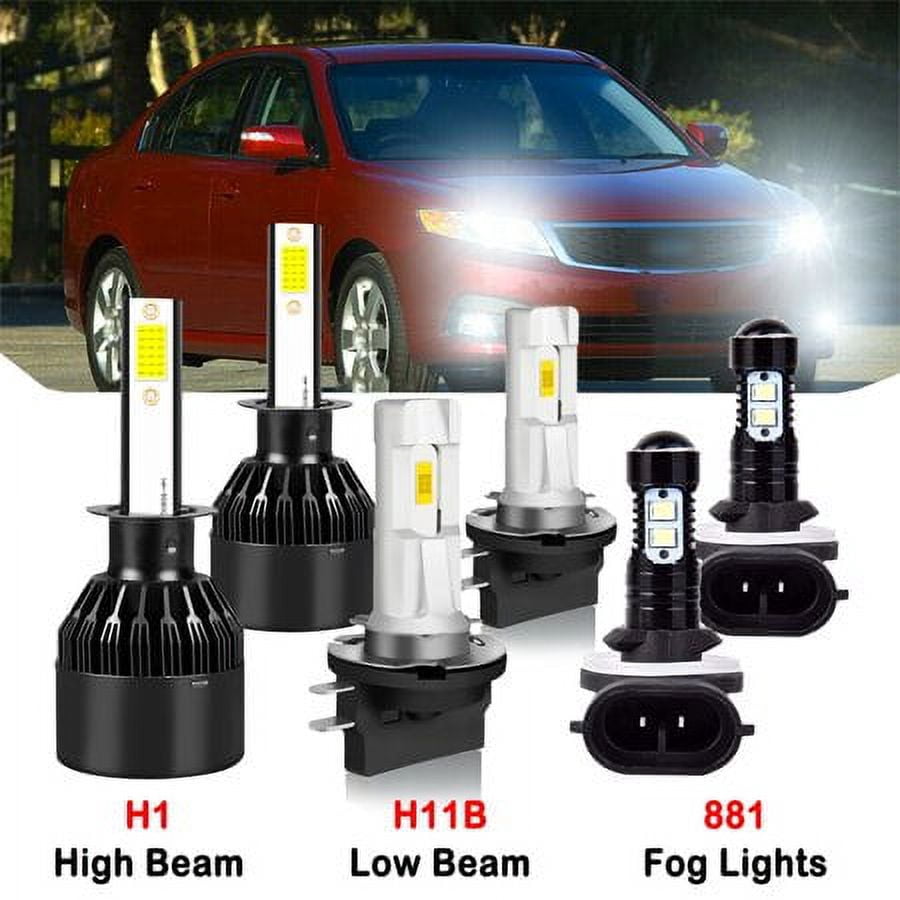 For Kia Optima 2009-2010 LED Headlights H11B H1 High&Low Beam 881 Fog ...