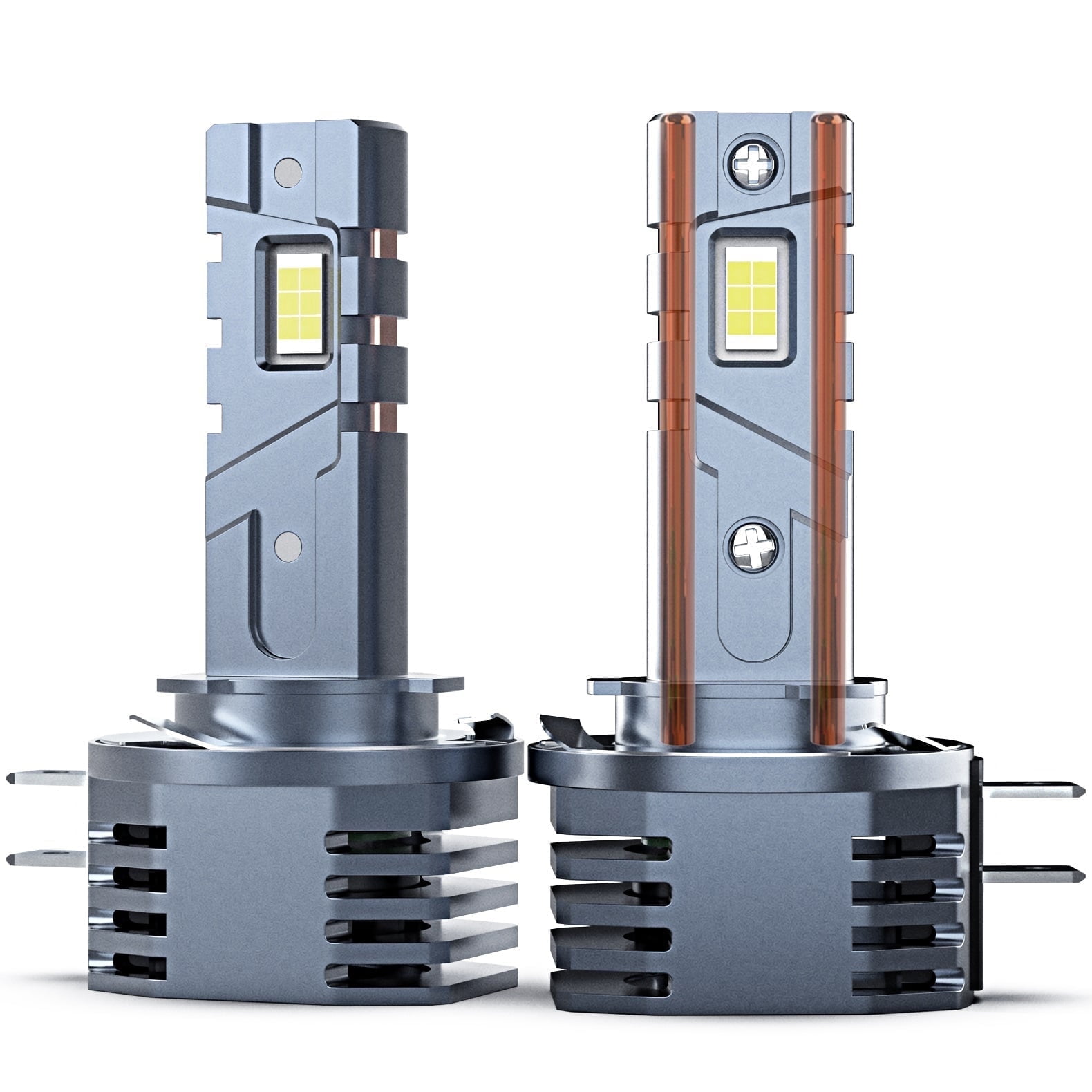 H11B LED Headlight Bulbs H9B H8B Fog Lamp 60W 30000Lm 6500k White Built ...