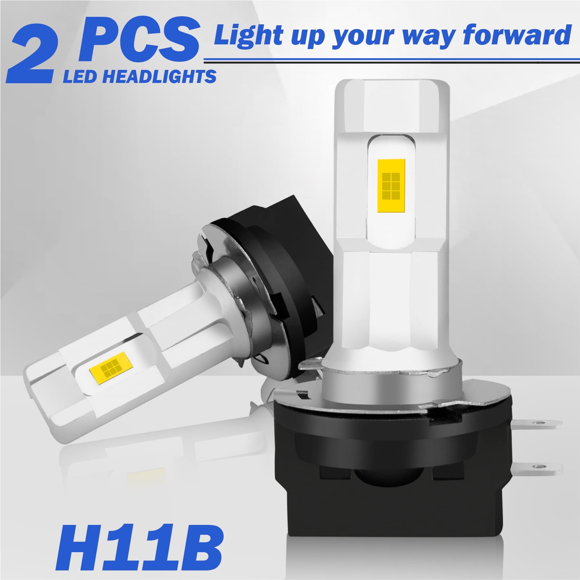 H11B Low Light LED Headlight Bulbs for Kia Forte 2010-2013 Bright 6000K ...