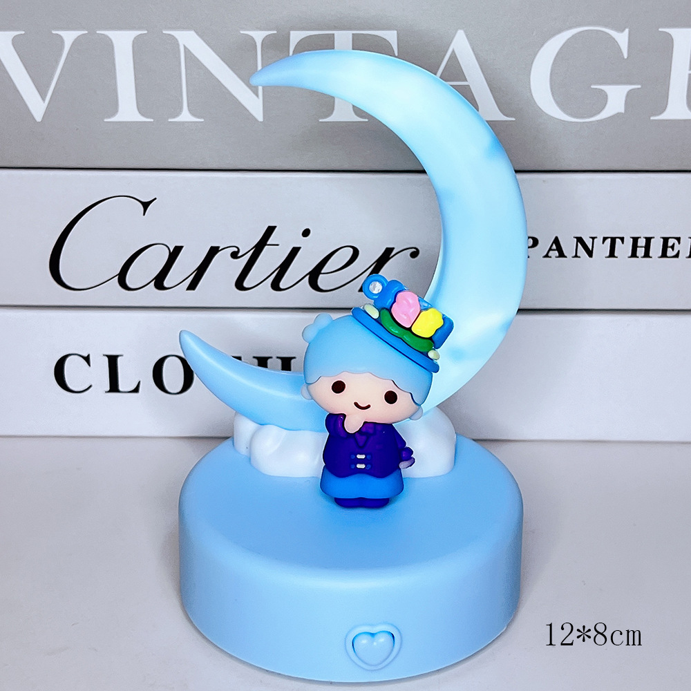 H12cm (5"in) Moon night light cute creative desktop Cinnamoroll KT ...