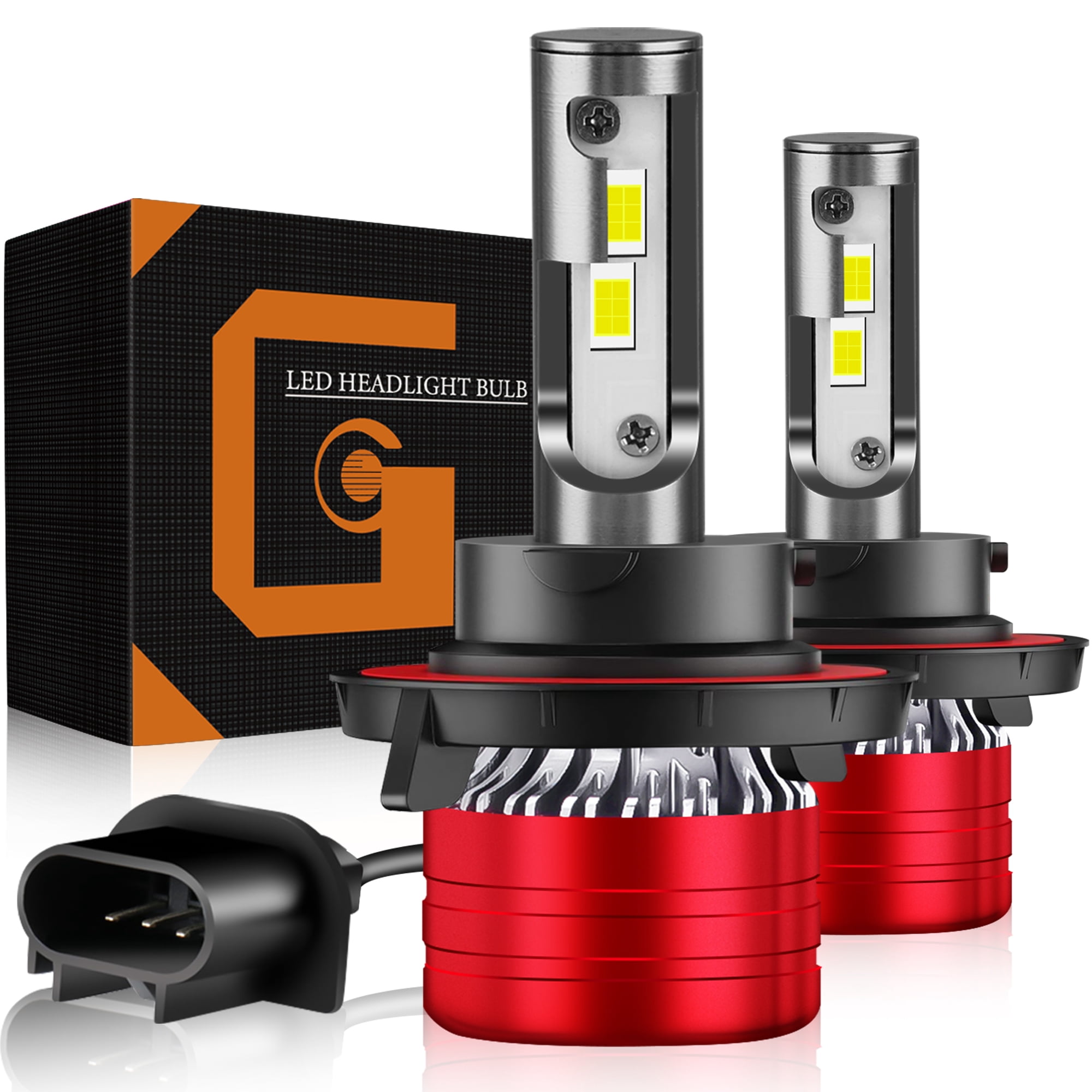 H13 LED Headlight High Low Beam Combo Kit Fits Dodge Challenger 2011 ...