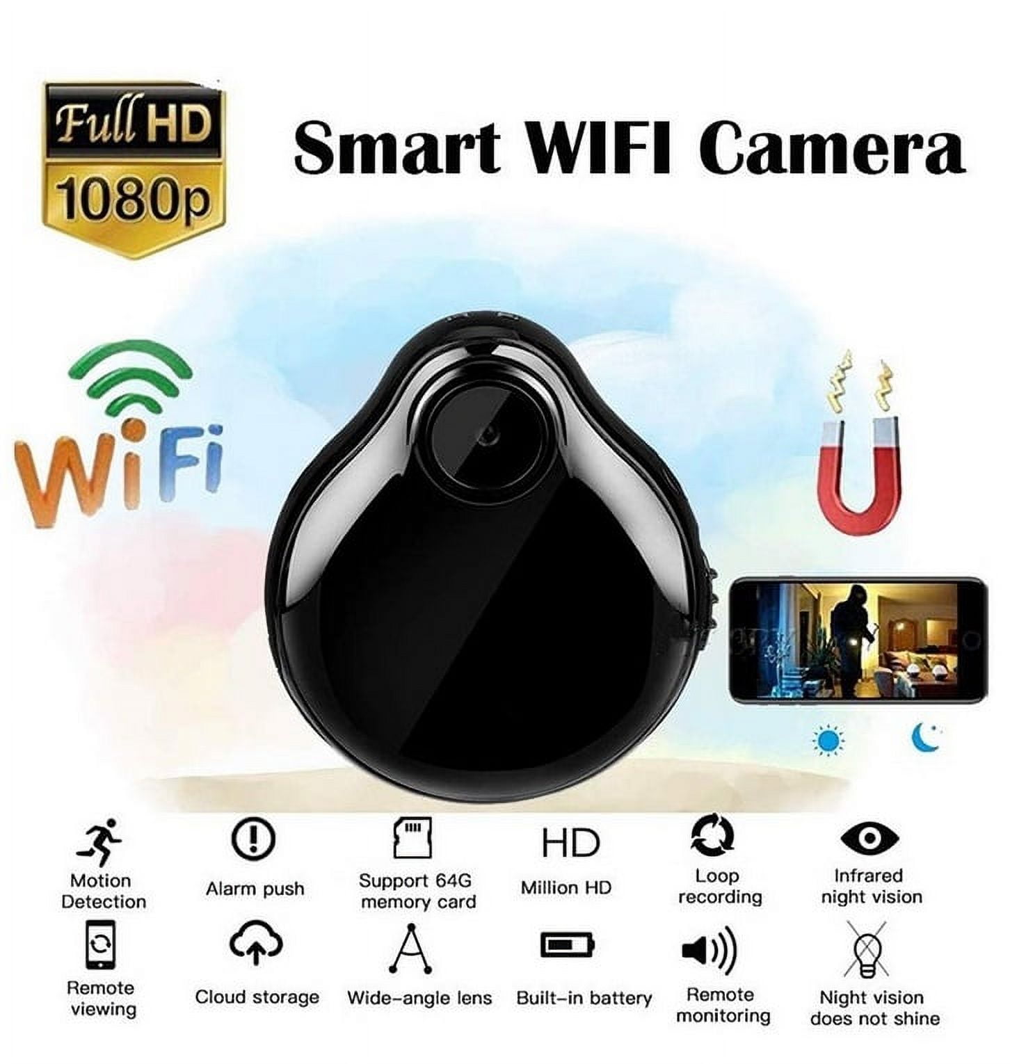 H13 Mini Camera Wireless Outdoor Sports Dv 1080p Action Compact Camera ...