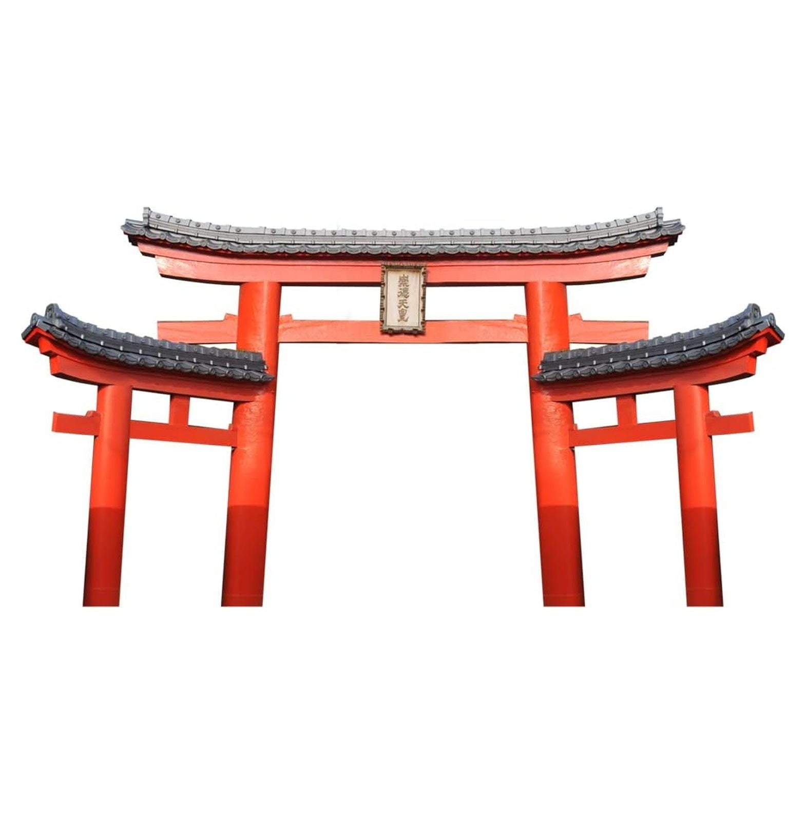 H13168 Torrii of Shiramine-gu Japan Japanese Gate Cardboard Cutout Back ...