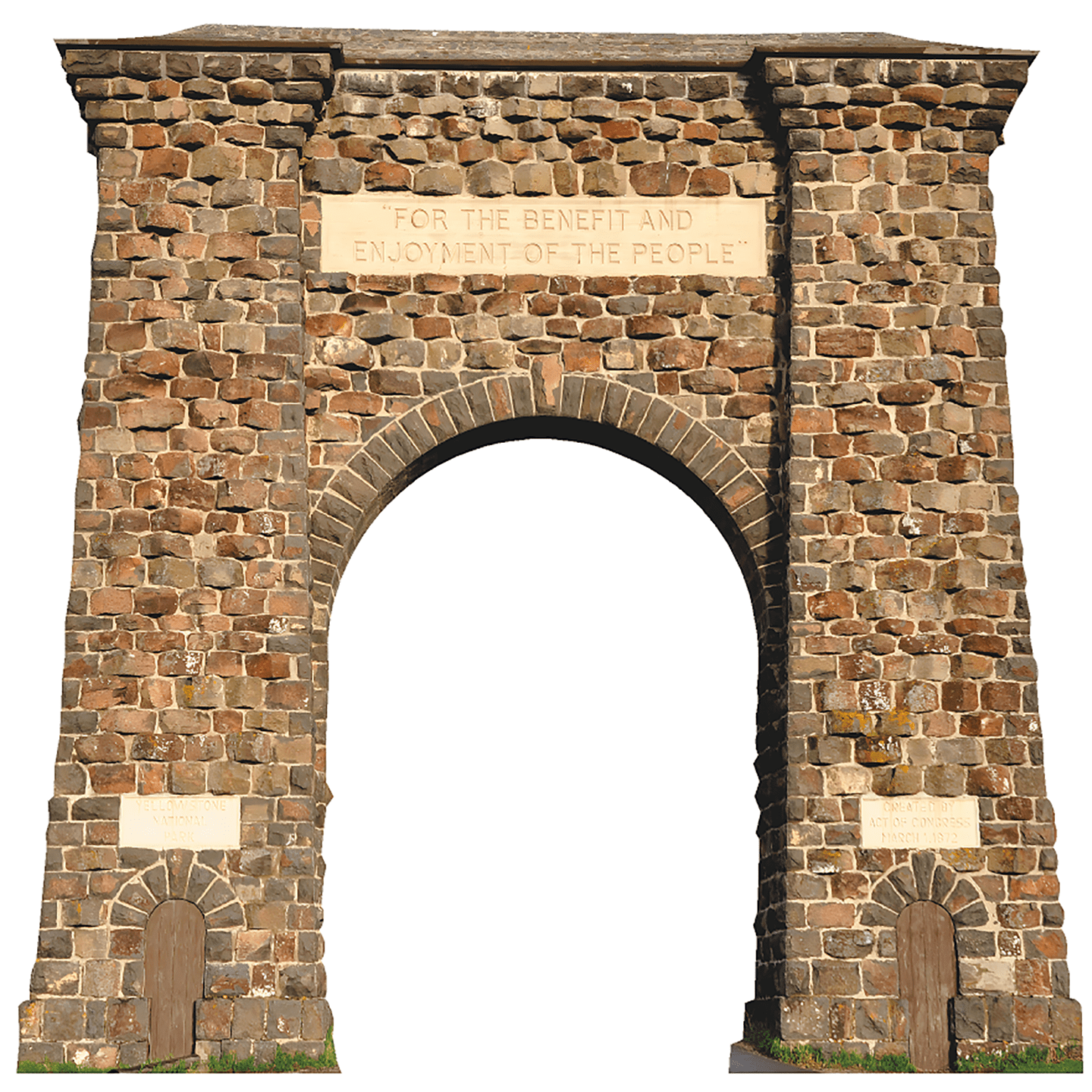 H13551 Yellowstone National Park North Gate Cardboard Cutout Standee ...