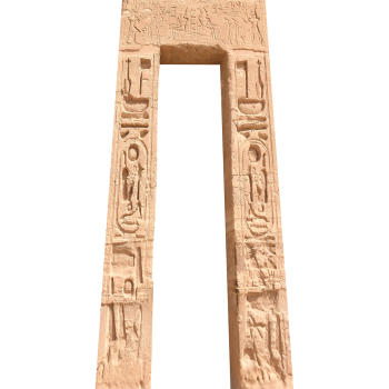 H13579 Abu Simbell Temple Ancient Egypt Entrance Cardboard Cutout ...