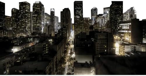 H13595 New York City Night Skyline Cardboard Cutout Standee Standup ...