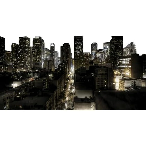 H13595 New York City Night Skyline Cardboard Cutout Standee Standup ...