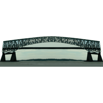 H13597 Francis Scott Key Bridge Inner Harbor Baltimore Cardboard Cutout ...