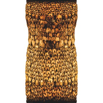 H13622 Paris Catacombs Ossuary Skull Bone Sign Lifesize 90 inch Column ...