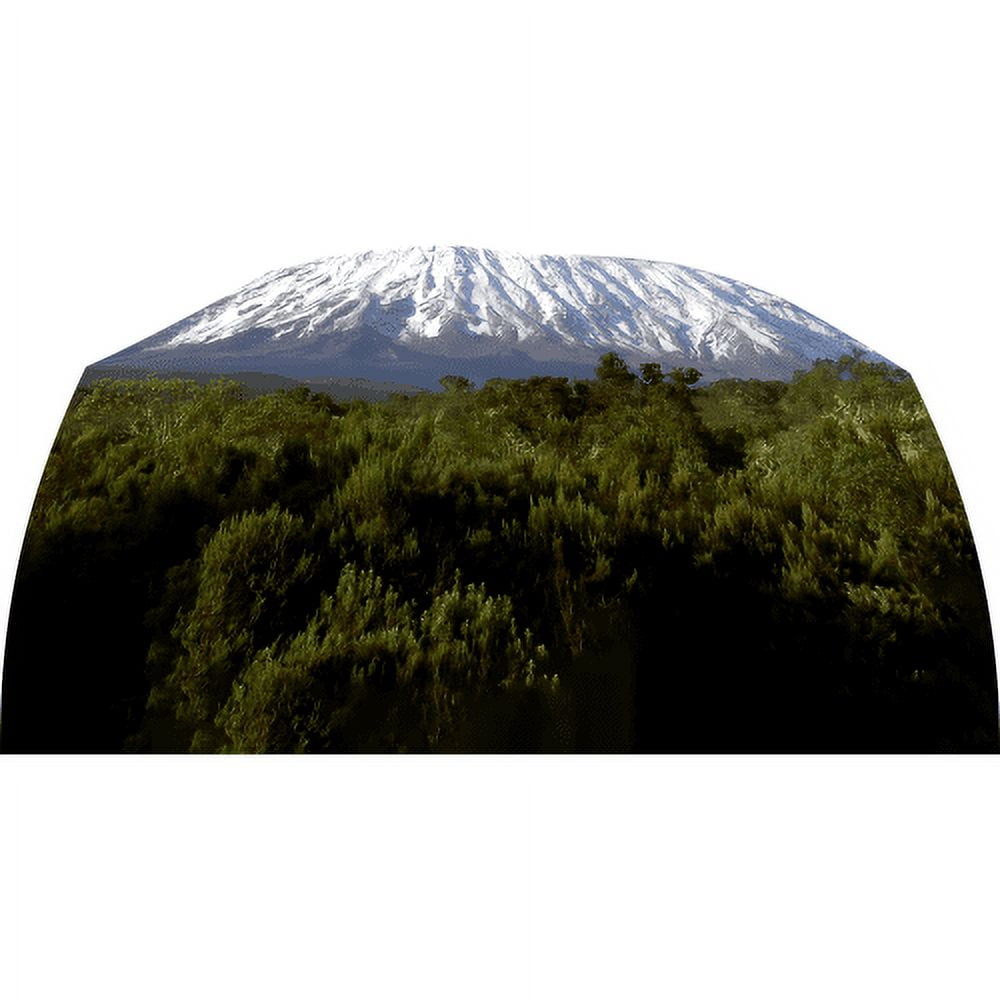 H13683 Mount Kilimanjaro Volcano Africa Kenya Tanzania Border Cardboard ...