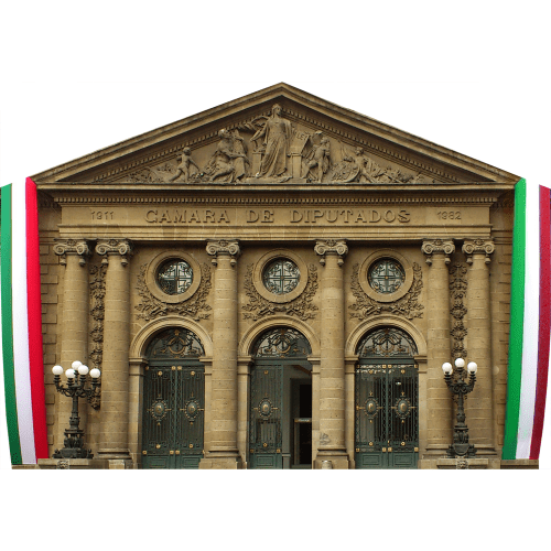 H13700 Congress Legislative Palace Donceles Mexico City Cardboard ...