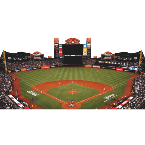 H13706 San Francisco Baseball Park Stadium Cardboard Cutout Standee ...