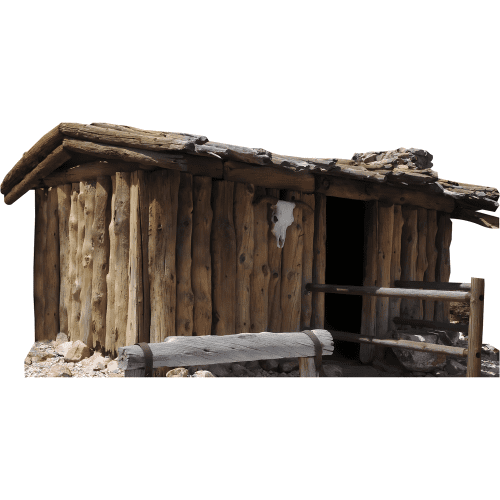 H13719 Ruby Valley Pony Express Log Cabin Station Nevada Wild West Mail ...