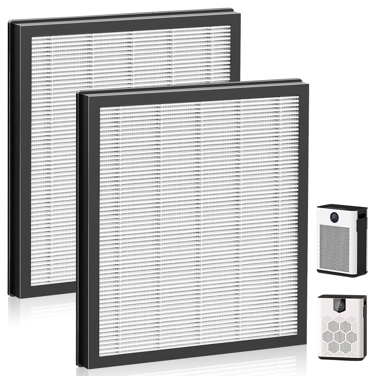 H14 HEPA Filter 2 Pack,Compatible with AIRFIRE H14 HEPA Air Purifiers ...