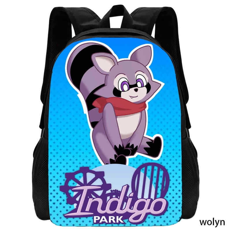 H15.4"(39cm) indigo park Anime Backpack Student school bag large ...