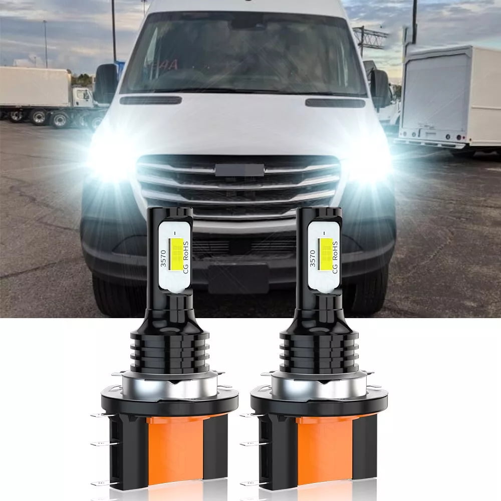 H15 DRL Daytime Running Light Bulbs 6000K White 2Pcs - for Freightliner ...