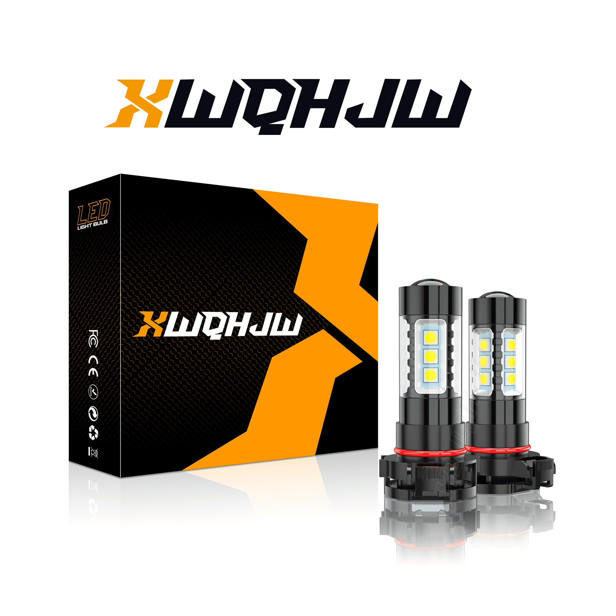 H16 fog light space aluminum white 6000K plug and play - Walmart.com