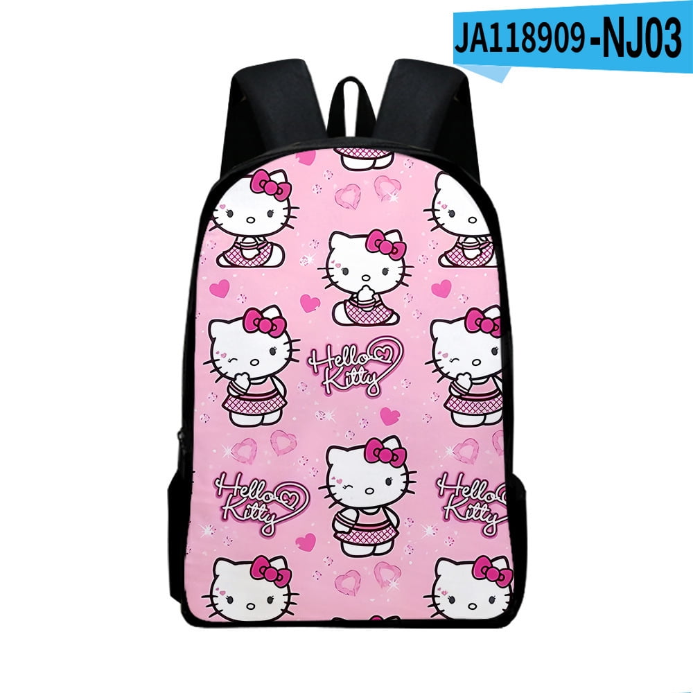 H16"in (40cm) 3D new Cute Cartoon KT Cat Backpack Large capacity ...