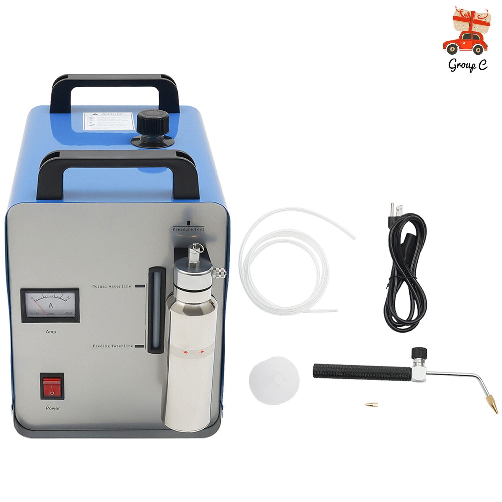 H160 75L Oxygen Hydrogen HHO Gas Flame Generator Torch Acrylic Polisher ...