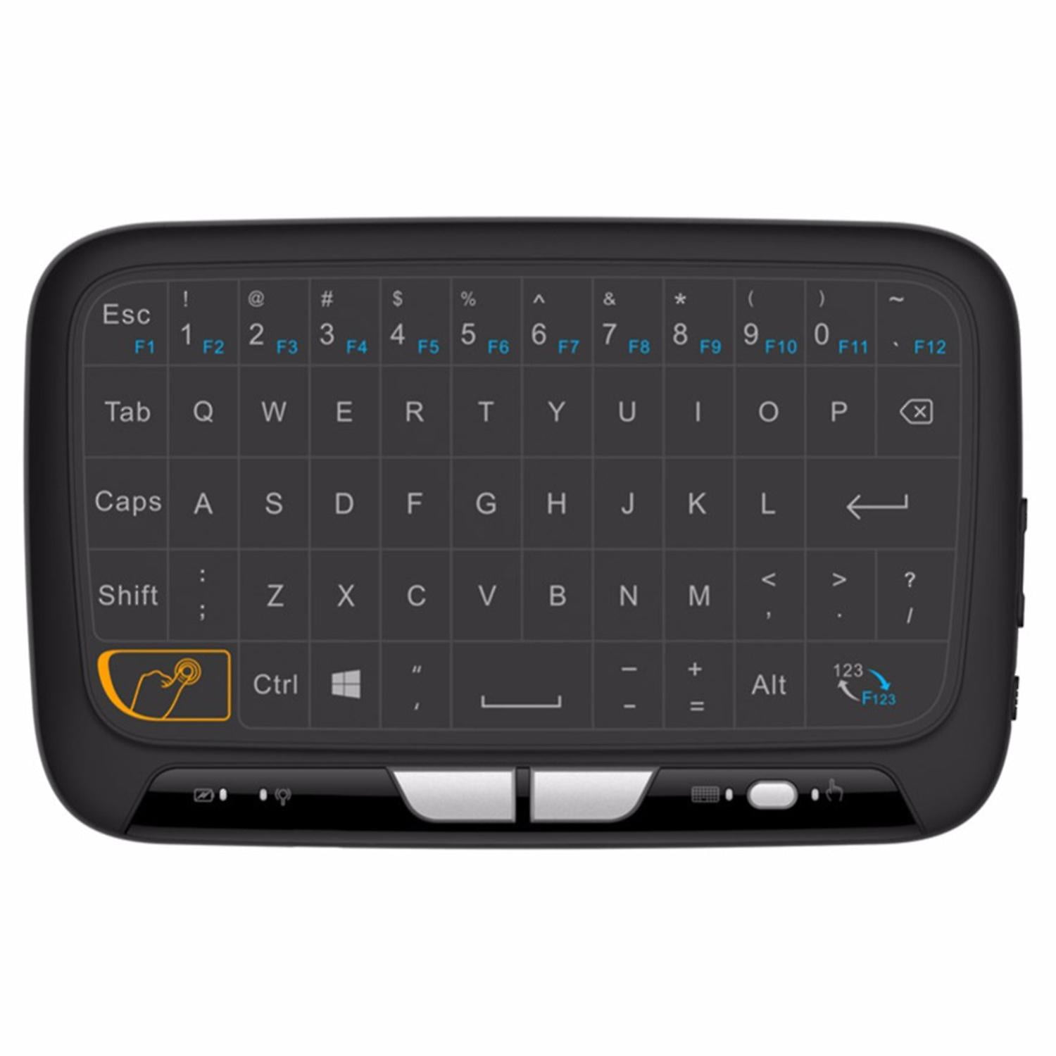 H18 2.4G Mini Wireless Virtual Keyboard with QWERTY Touch Pad for Smart ...