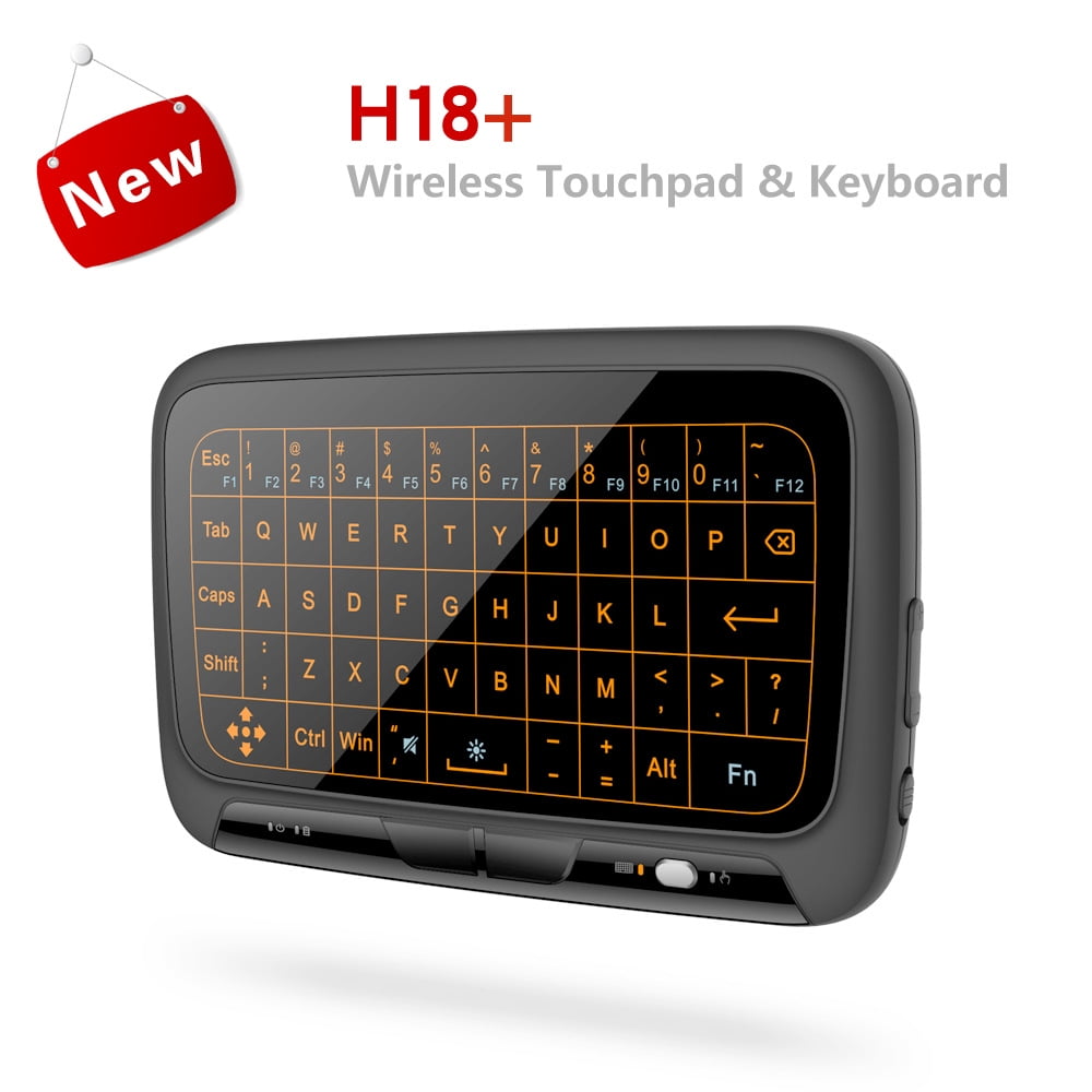 H18 full screen touch keyboard Wireless flying mouse keyboard Mini ...
