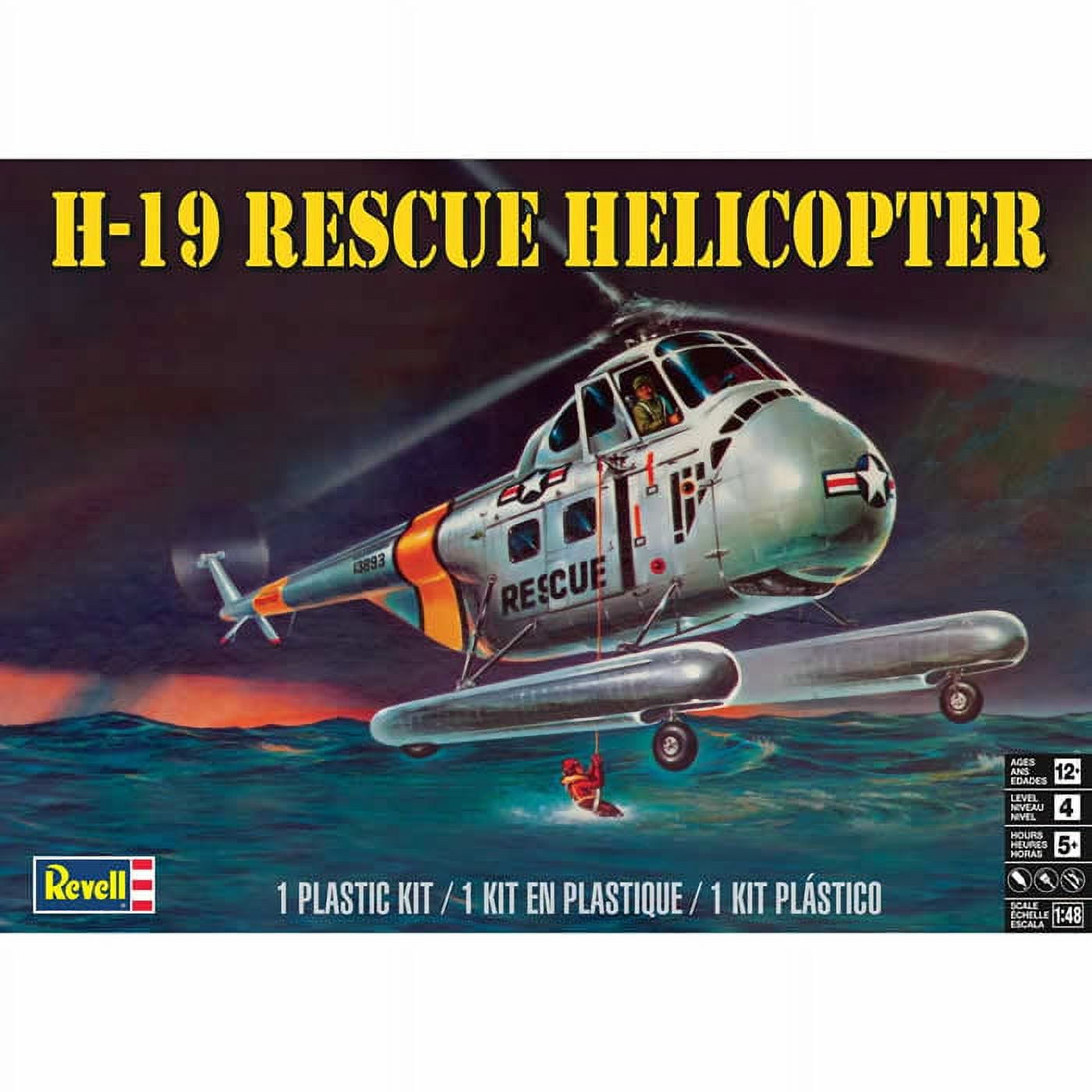 H19 Rescue Helicopter Plastic Model Kit 1/48 Scale Revell - Walmart.com