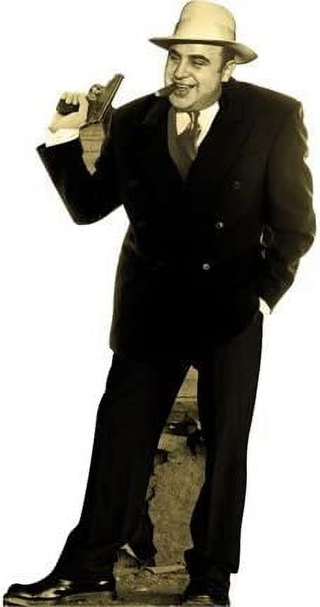H19903 Al Capone with Gun Cardboard Cutout Standee - Walmart.com