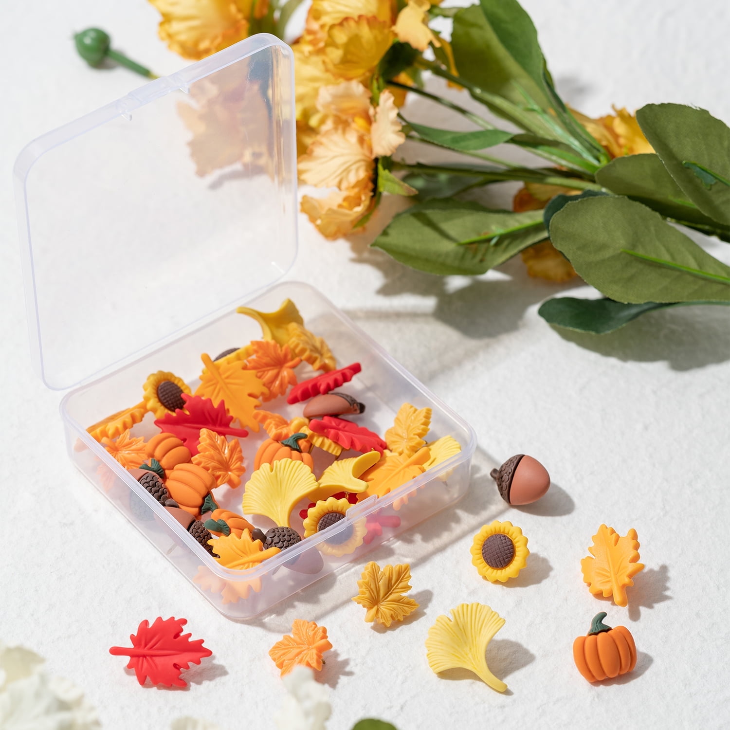 H1vojoxo Fall Push Pins Maple Pumpkin Thumb Tacks Pin for Thanksgiving ...