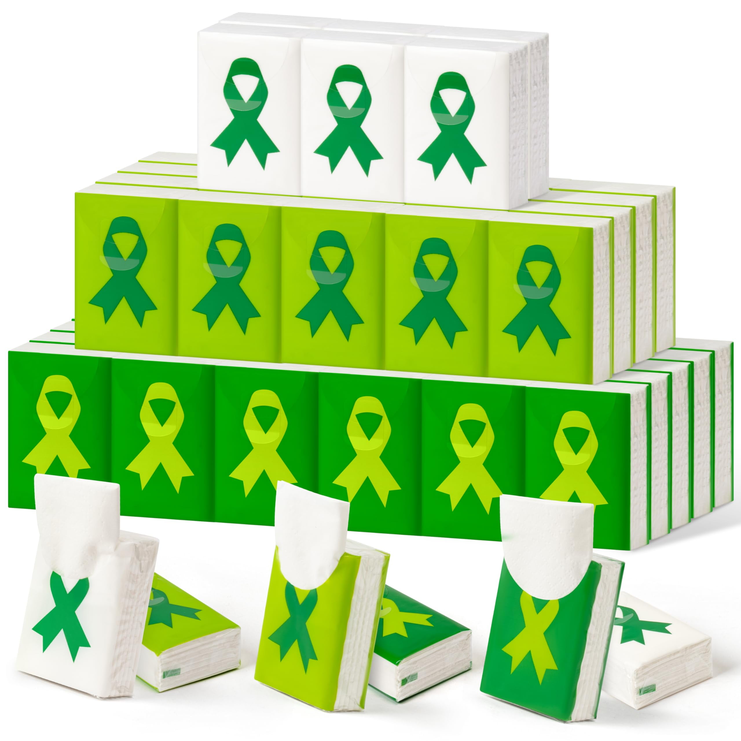 H1vojoxo Mental Health Tissue Paper - BSL1 60 Pack Mini Ribbon Pocket ...