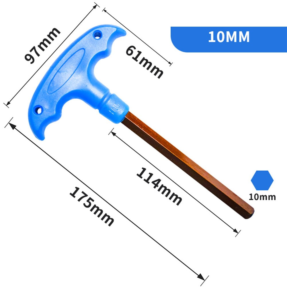 H2-H10 T Type Hex Wrench Tool Long Handle For Furniture Assembly ...
