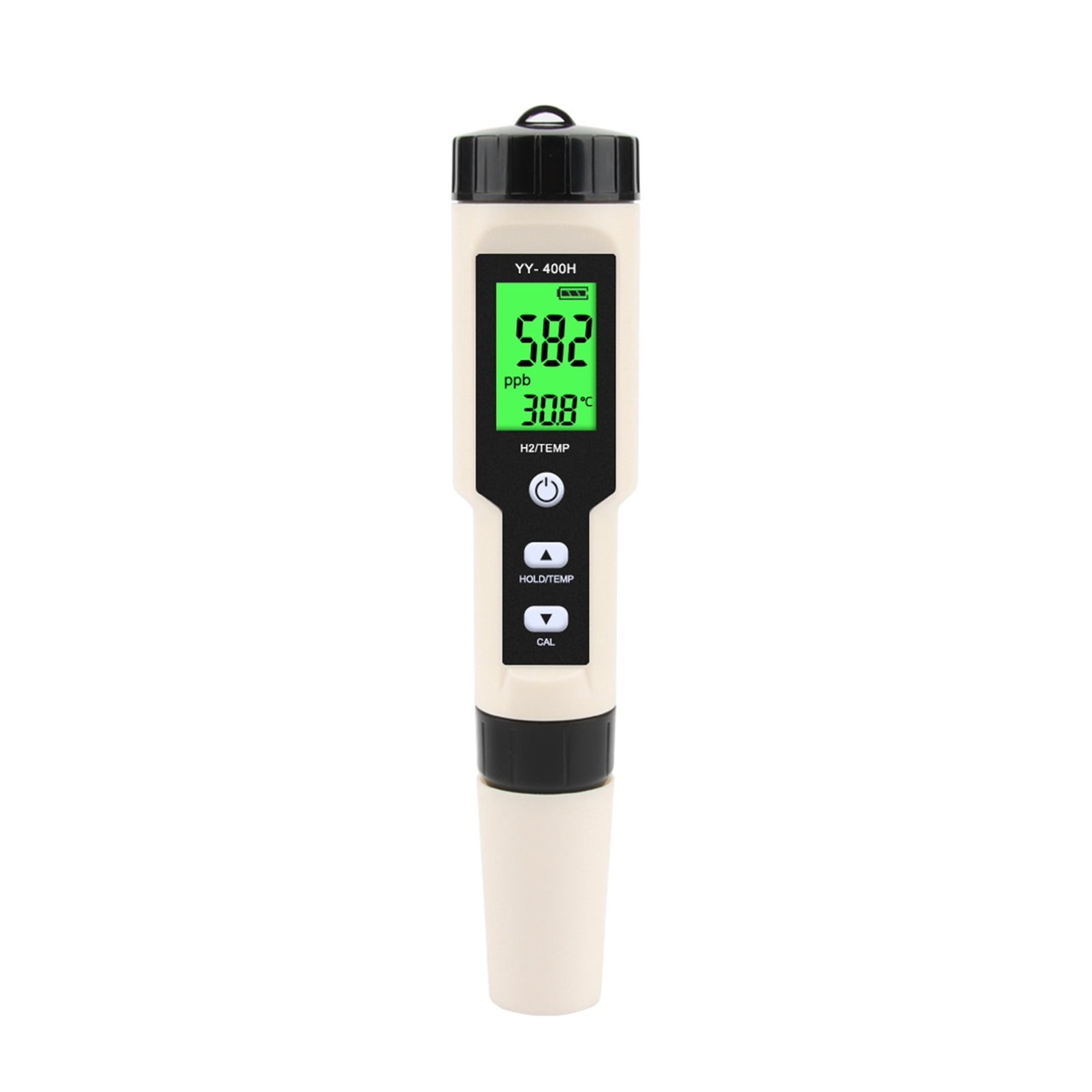 H2/TEMP Meter 0-4000ppb Digital Hydrogen Water Quality Monitor Tester ...