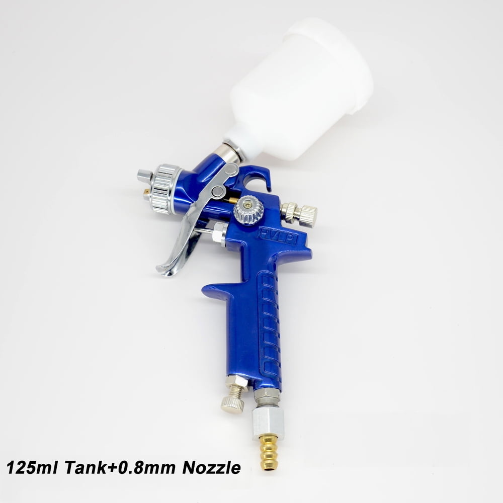 H2000 1.0mm/0.8mm HVLP Mini Repair Spray Paint Gun Airbrush Airless ...
