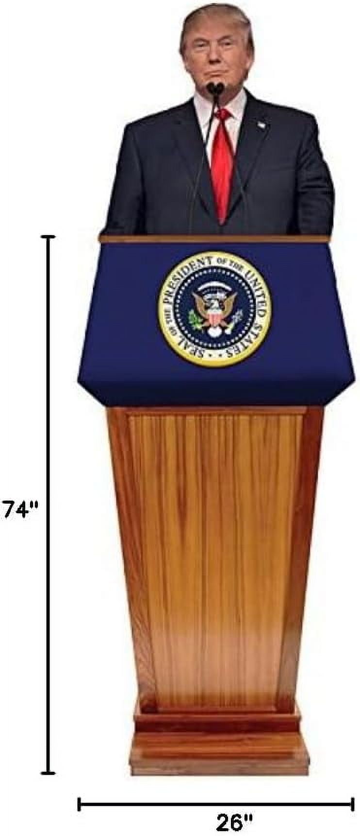 H25103 Podium Cardboard Cutout Standup - Walmart.com